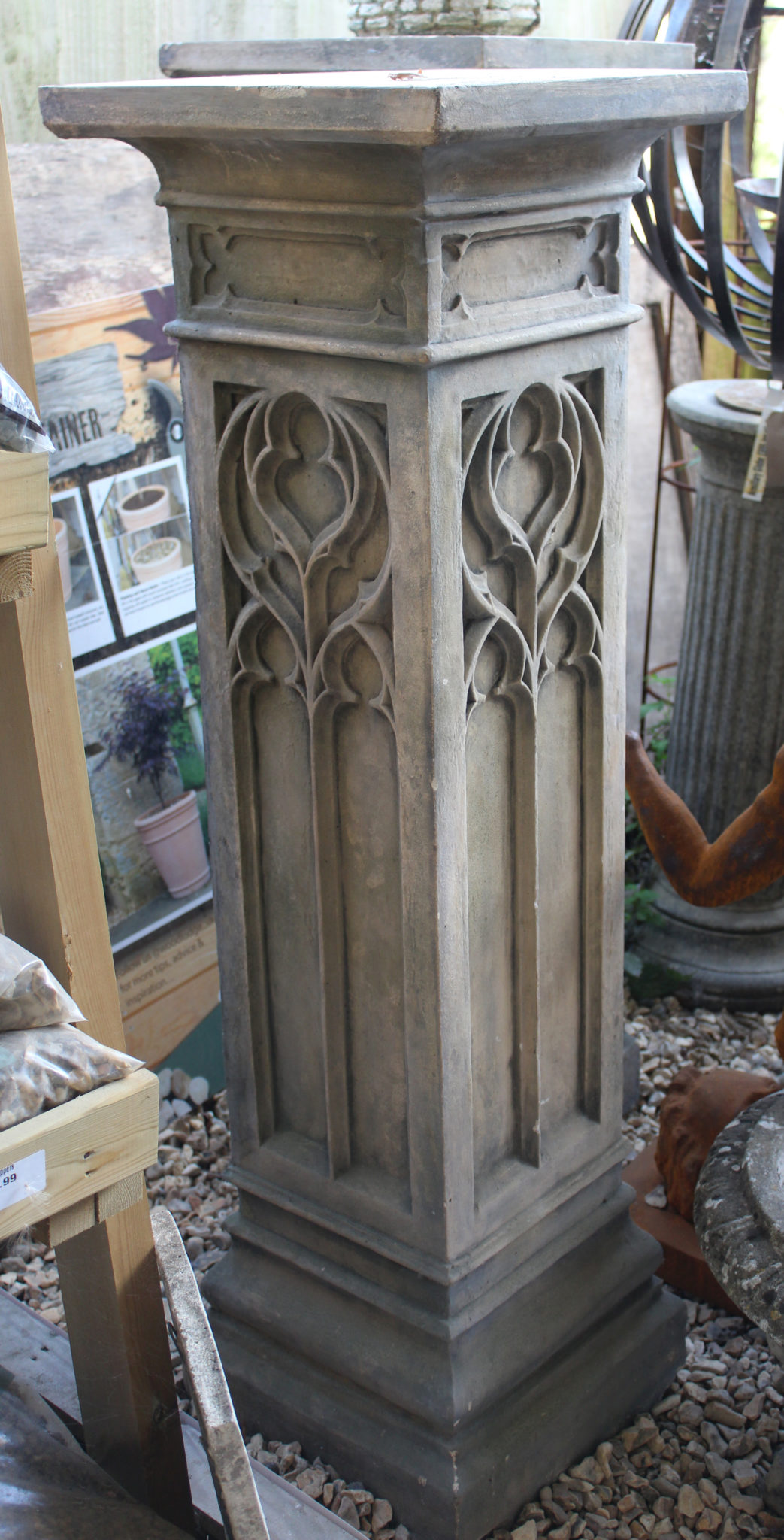 The Old Piggery Garden Centre - Gothic Columns (pair)